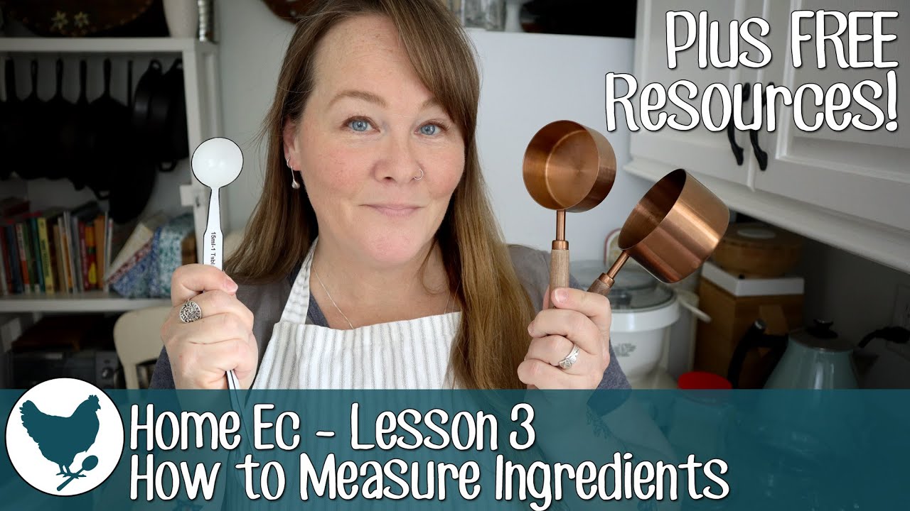 Home Ec with Constance - How to Measure Ingredients | Plus Free ...