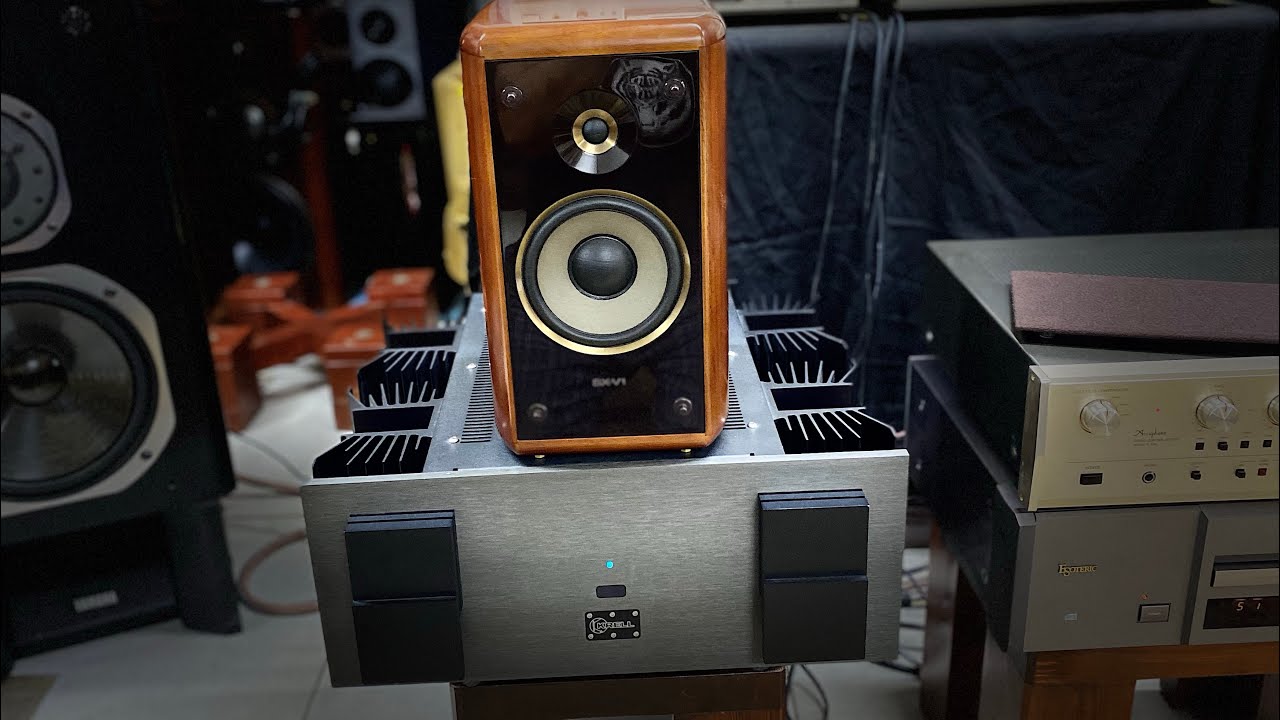 Esoteric Krell Victor Accuphase Красное дерево и Латунь - YouTube