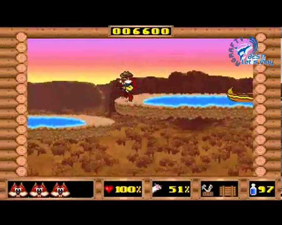 Skunny In The Wild West P1 Old Dos PC Game Full Let's Play - YouTube