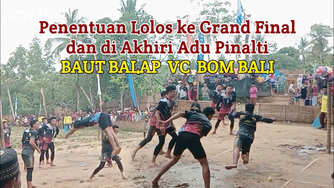 Baut Balap vc Bom Bali | Permainan sama - sama ganasnya di turnamen ta ...