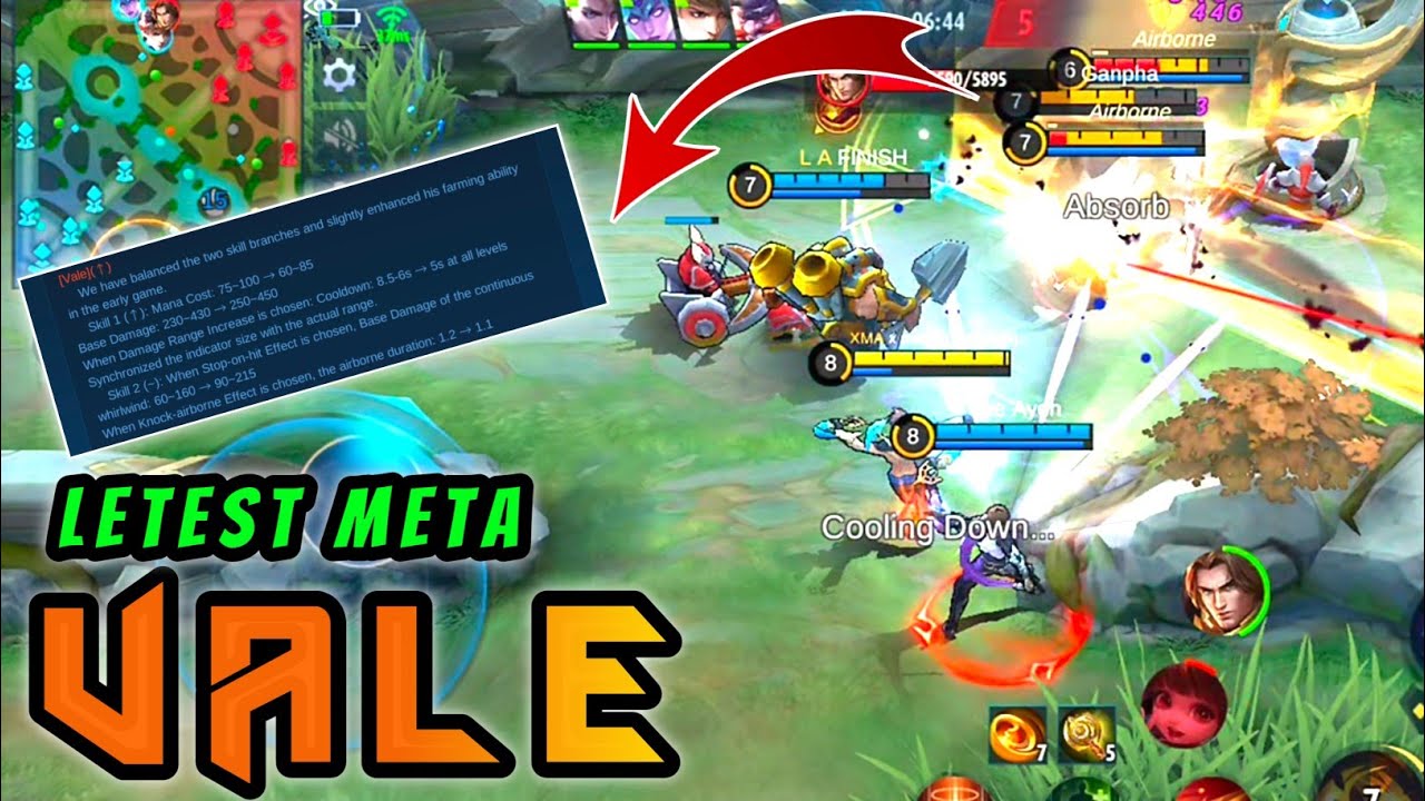 Vale In Meta | Vale Insane Op Damage Gameplay And Top 1 Global Build ...