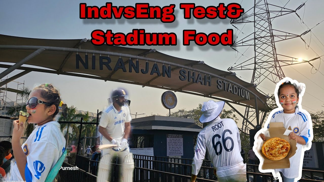 India vs England match & Food facilities in ground #Testmatch #Rajkot # ...