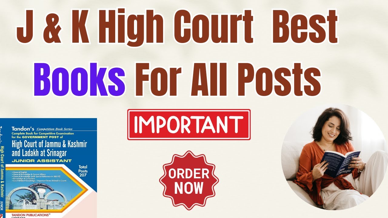 JK High Court Best Books, JK High Court Junior Assistant Best Books, J ...