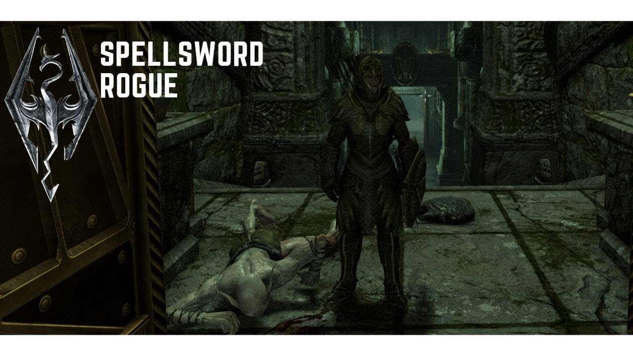 Skyrim SE: Spellsword Rogue - Descent into Mzulft - Feat. AH Hotkeys - YouTube