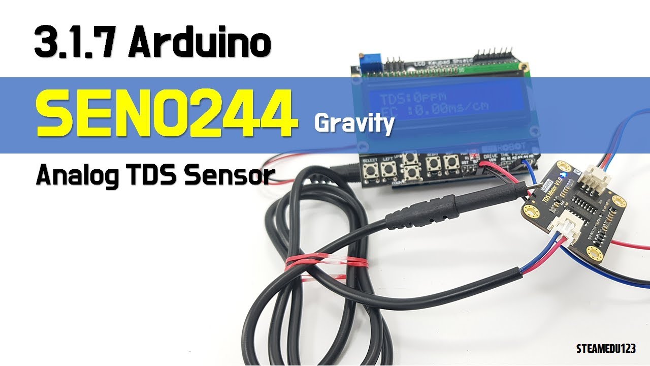 3.1.7. [SENSOR] ♡ TDS SEN0244 sensor - YouTube