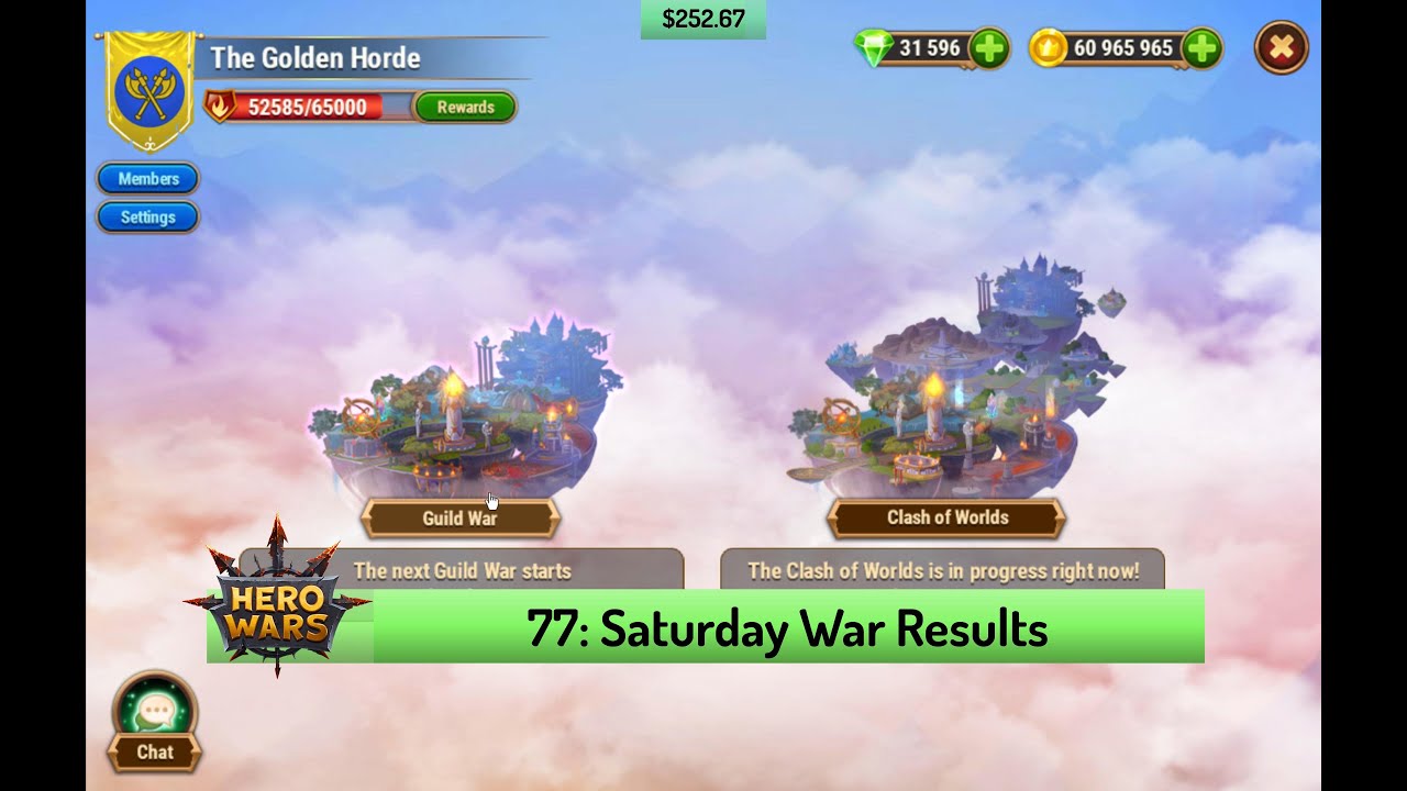 Let's Play Hero Wars 77: We Had a War on Saturday With a Gold League ...