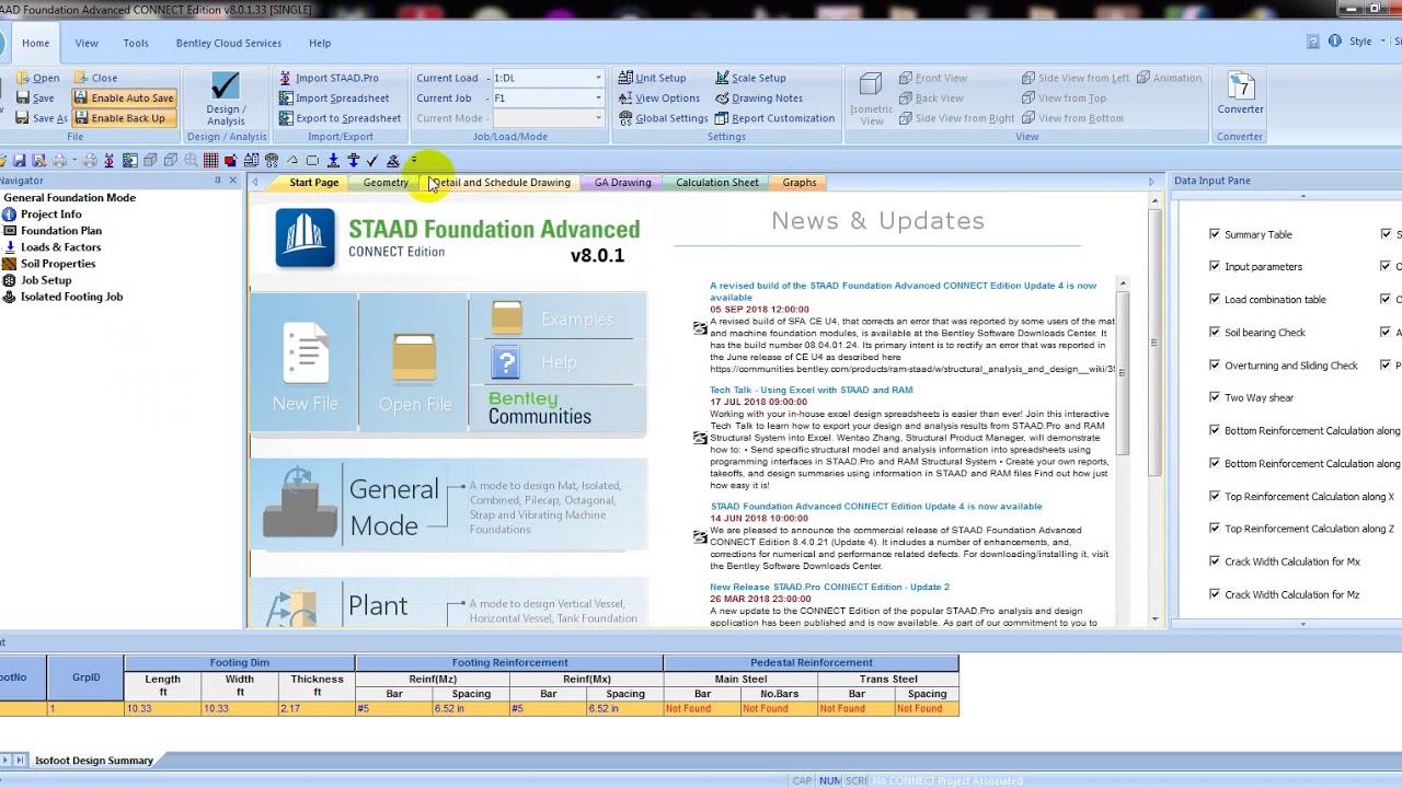 STAAD Foundation Advanced Tutorials | Introduction to STAAD Foundation ...