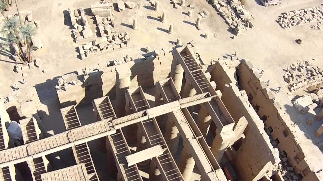 Karnak Temple Aerial View
