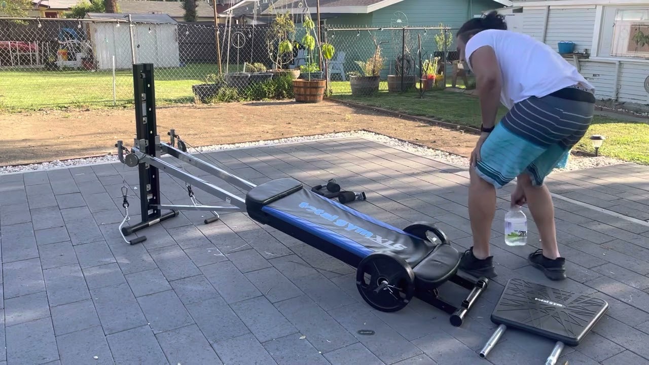 18 minute Total Gym XLS Sliding Bench workout - YouTube