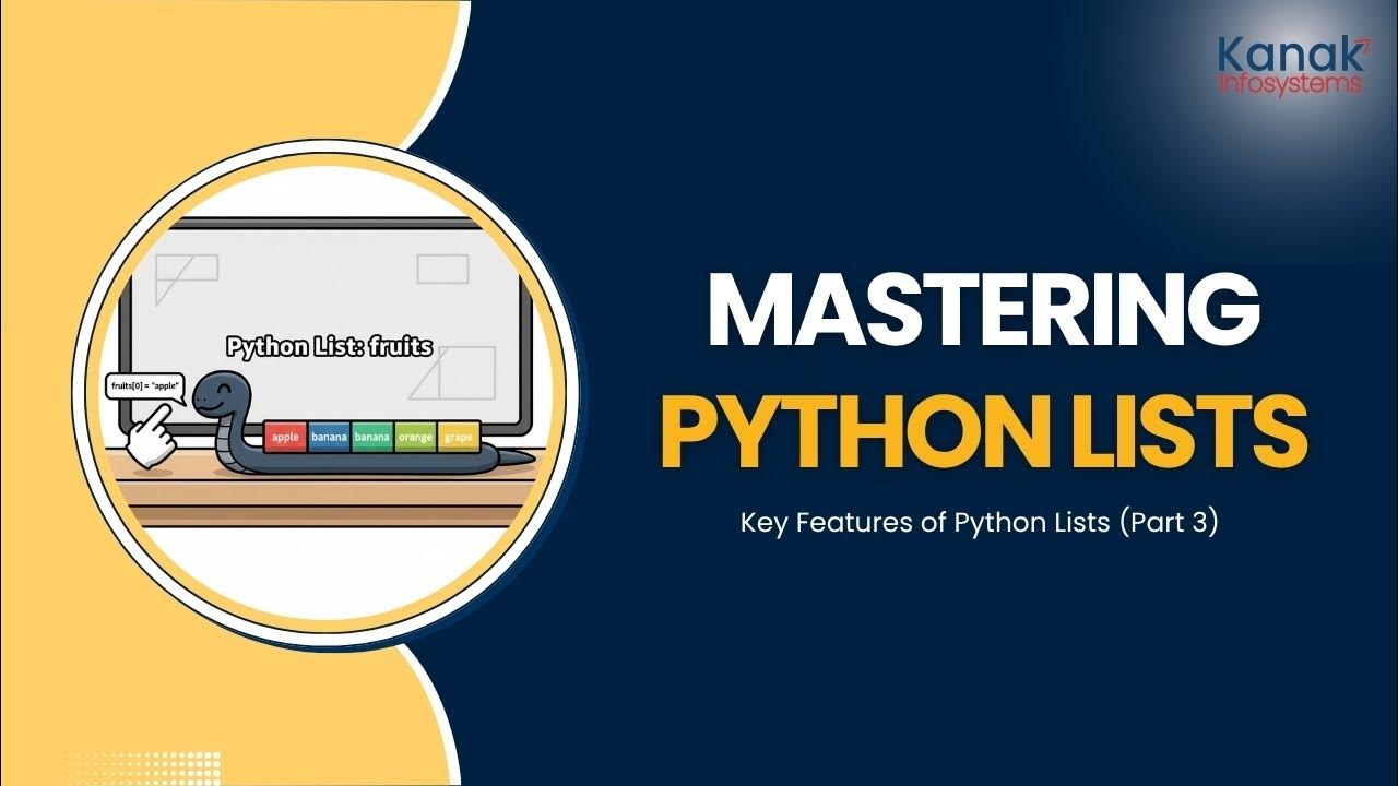 Mastering Python Lists: Key Features of Python Lists (Part 3) - YouTube