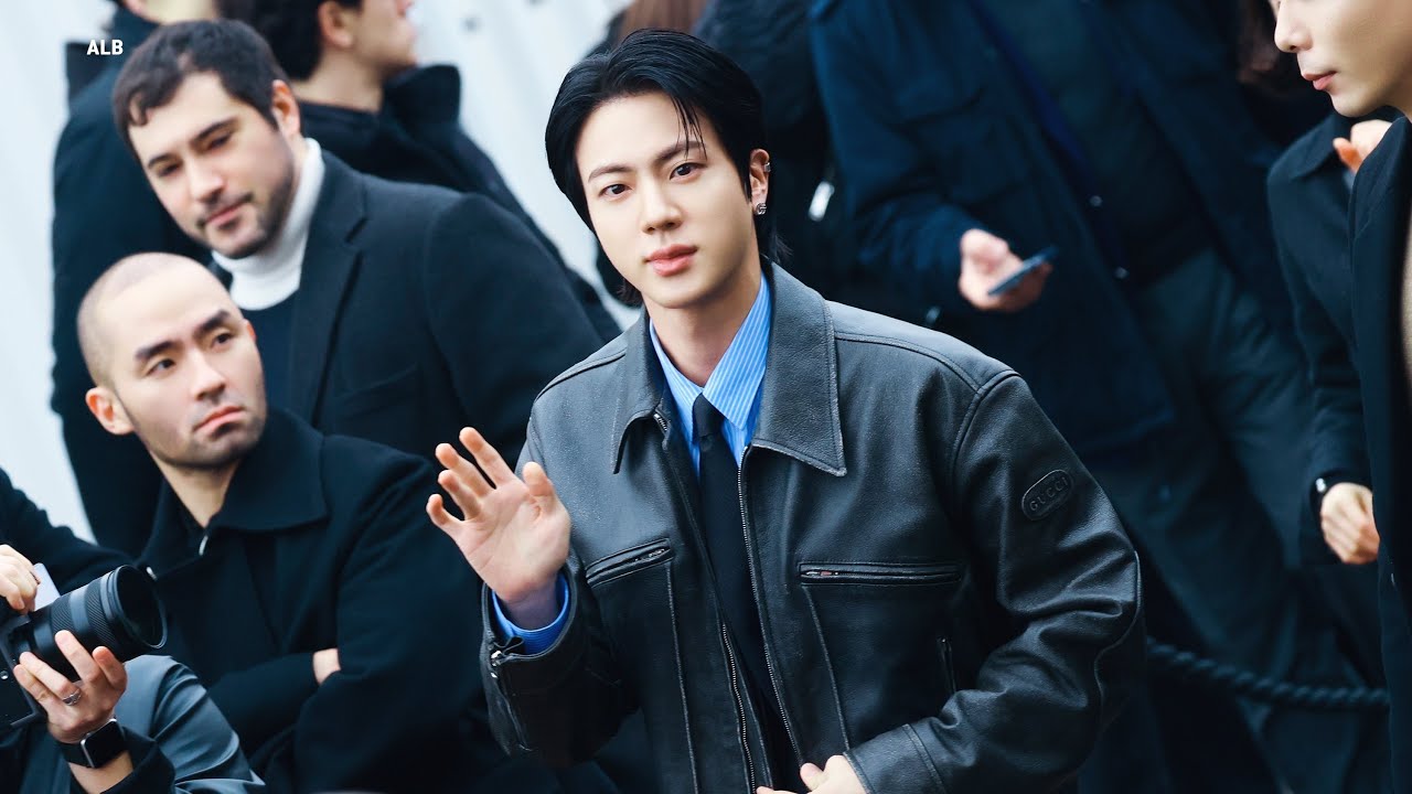 BTS Jin Parties with GUCCI in Milan | JIN 진 at Milan Fashion Week 2025 ...