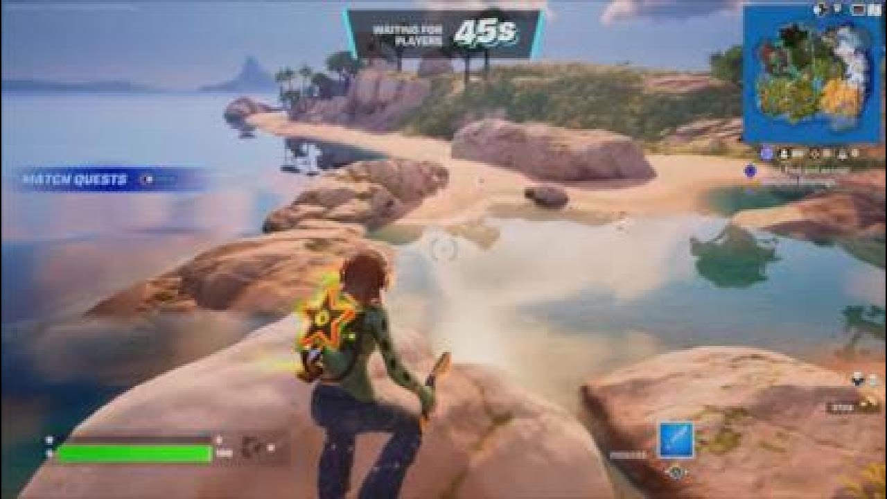 first Fortnite game on video! - YouTube