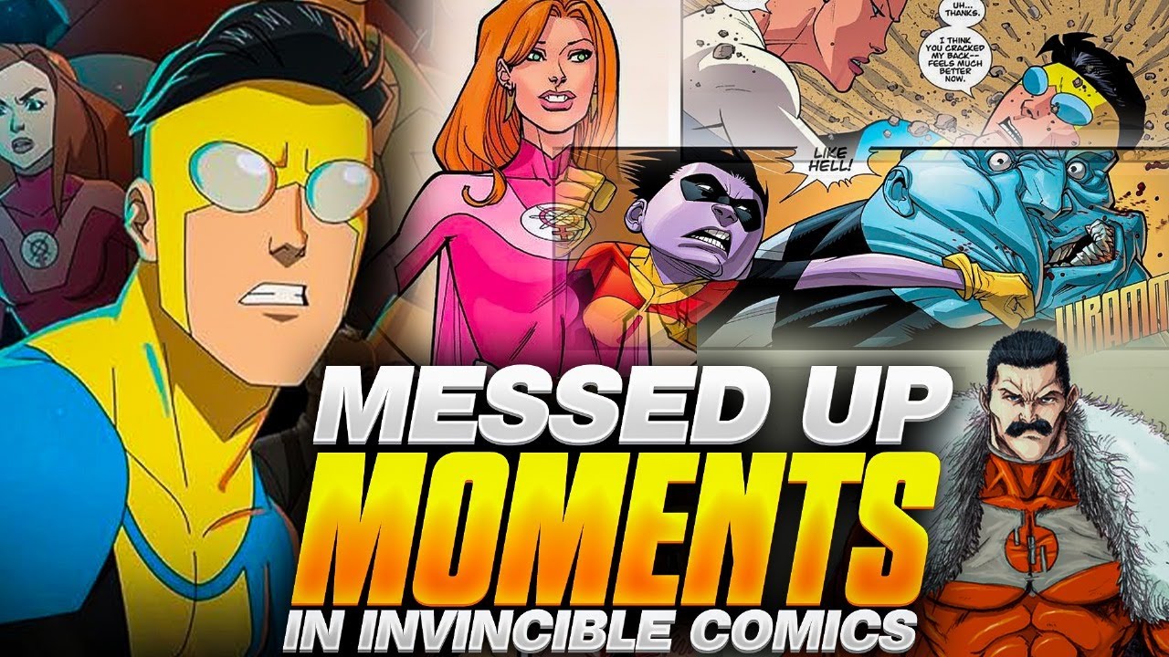 Messed Up Moments In Invincible Comics - YouTube