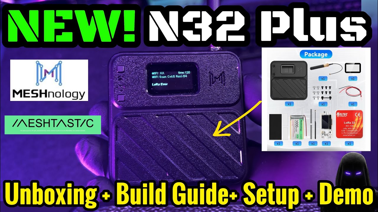 Meshnology N32 Plus - Unboxing Build and Setup Guide | A DIY So Easy It ...