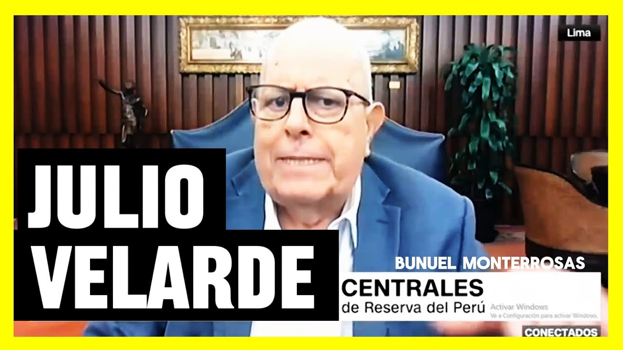 JULIO VELARDE, presidente del BCRP, entrevista en CNN en español - YouTube