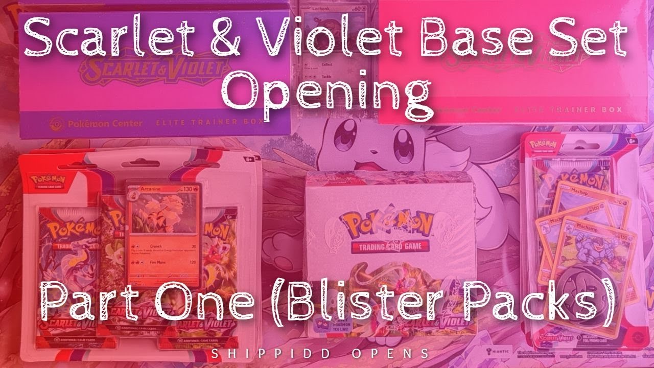 Pokémon Scarlet and Violet Base Set Opening (Part 1 – Miriam, where art ...