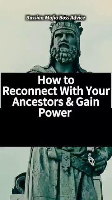 How to reconnect with your ancestors and gain power my friends! # ...