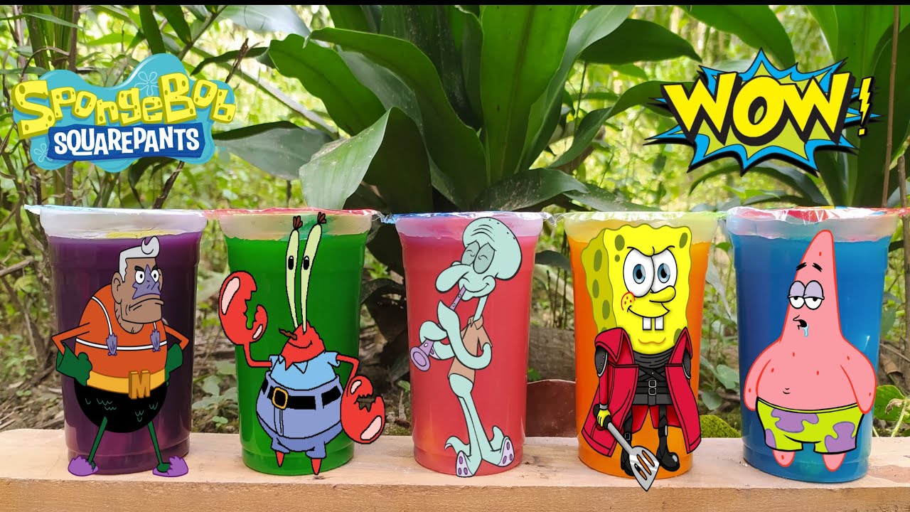 Mencari Mainan Spongebob dan Minuman Boba, Patrick, Squidward, Sandy ...