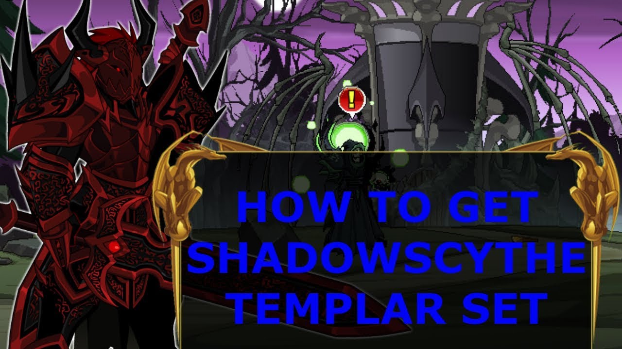AQW How To Get Shadowscythe Templar Set! - YouTube