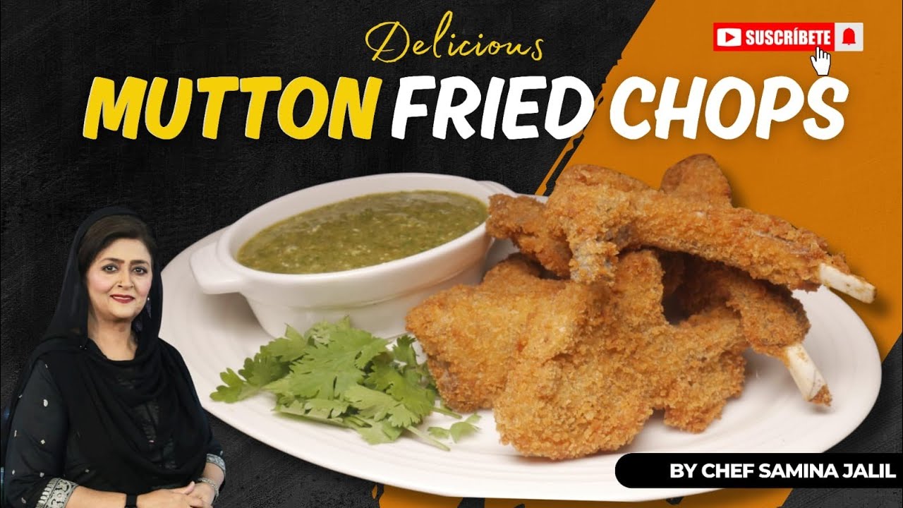 Mutton Fried Chops I Crispy Mutton Chap Fry Recipe I Pakao Dil say with ...