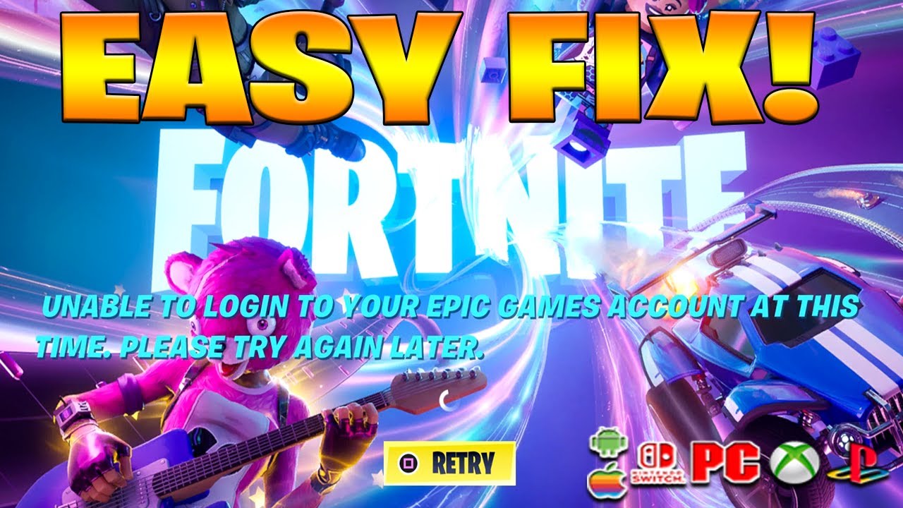 How to fix Unable to sign in to your account for PS/Xbox/PC/SWITCH ...