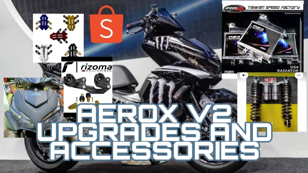 AEROX V2 ACCESSORIES AND UPGRADES (PART 1) - YouTube