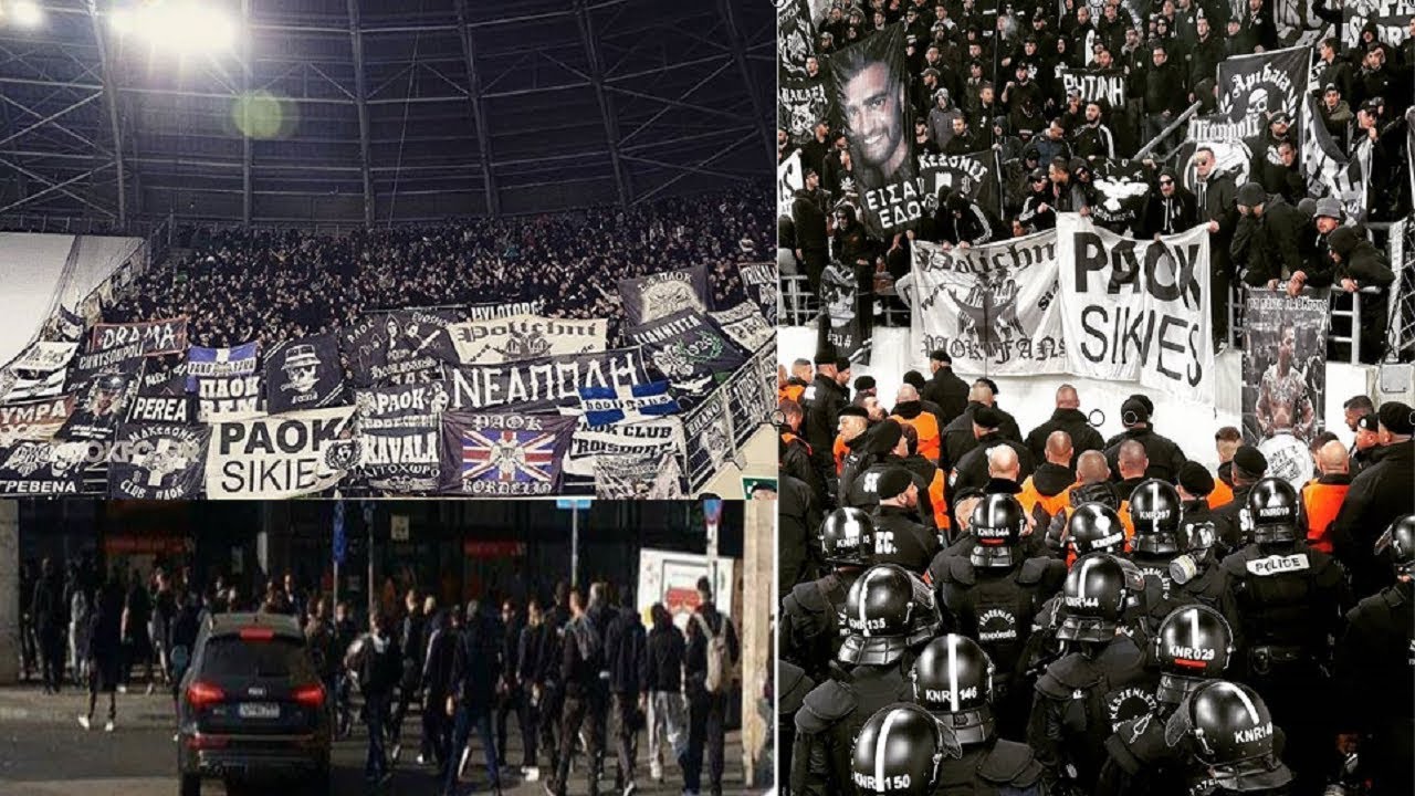 PAOK Fans Gate 4 in Budapest - Ultras Way - YouTube