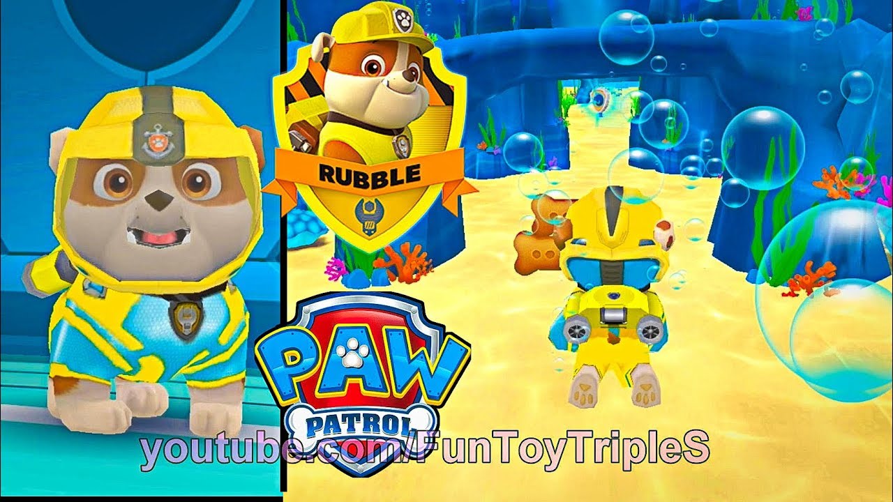 PAW Patrol: Air and Sea Adventures - Rubble - Sea Patrol - YouTube