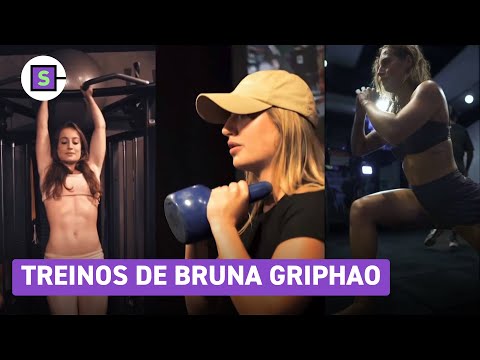Bruna Griphao mostra treino intenso que deixou abdome 'trincado' e bumbum empinado