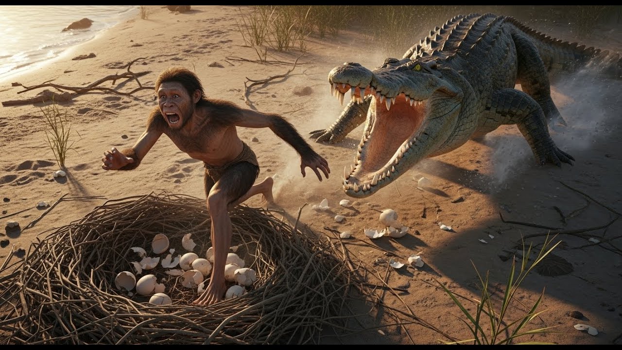 Life Million Years Ago | Mother Crocodile's Deadly Revenge - YouTube