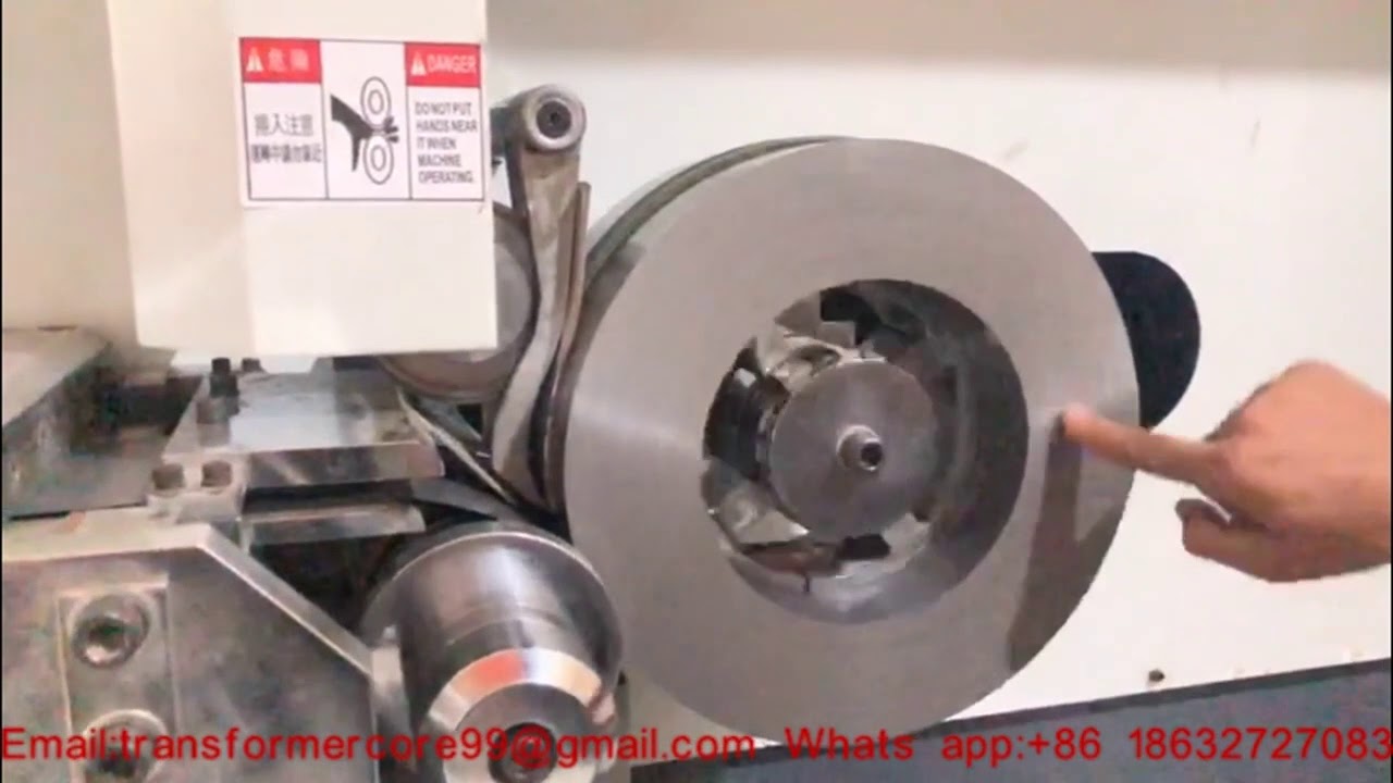 Open core winding machine,wound cores winding machine - YouTube