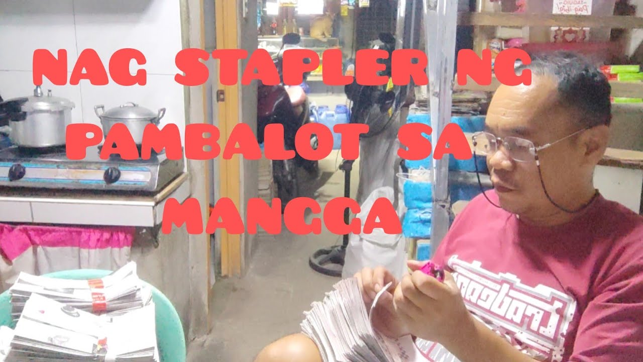 NAG STAPLER NG PAMBALOT SA MANGGA - YouTube