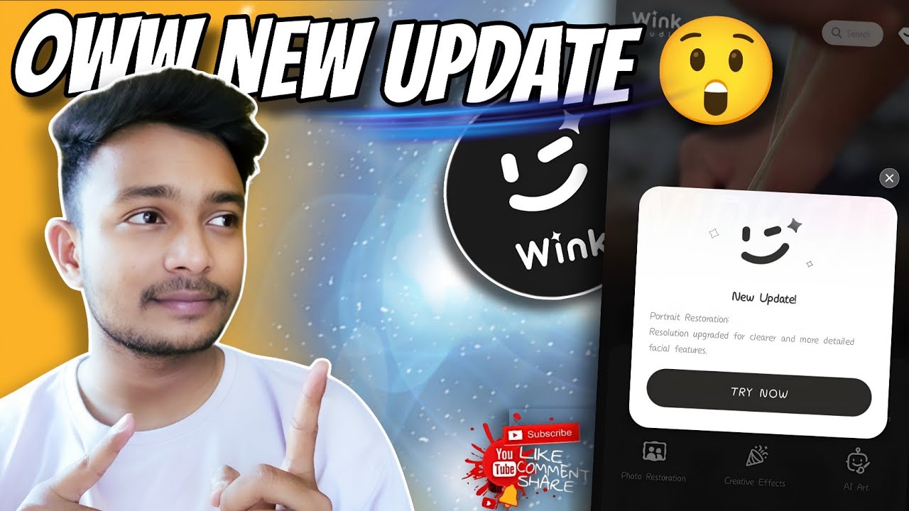 🔥 “WOW! Wink App NEW UPDATE 😱 | Unbelievable AI Face Restoration ...