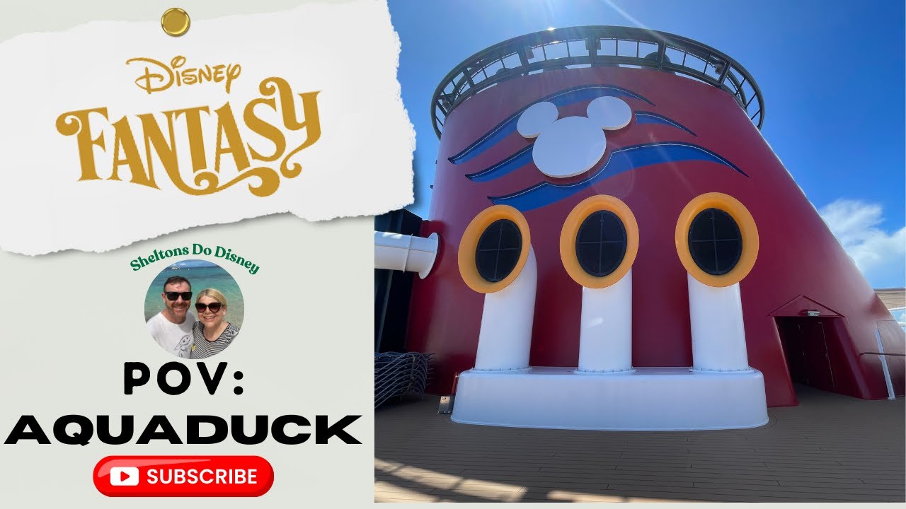 POV: Full Ride on Disney Fantasy's Aquaduck - YouTube