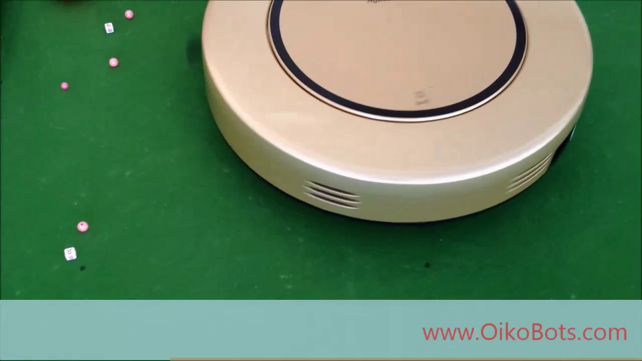 OikoBots Milagrow Aguabot 5 0 Robot Vaccum Playing Billiard Σκούπα Ρομπότ Παίζει Μπιλιάρδο - YouTube