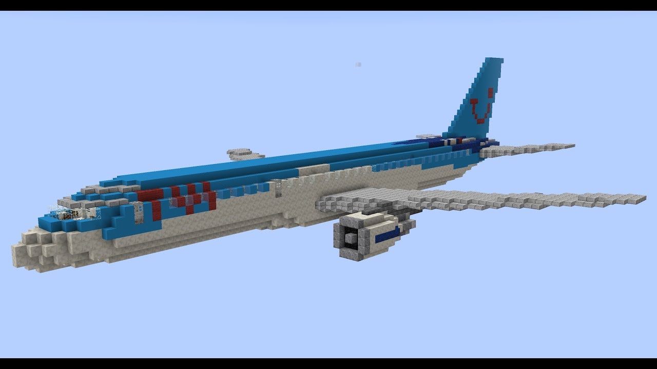 Minecraft Boeing 757-200 TUI UK(Thomson Airways) - YouTube