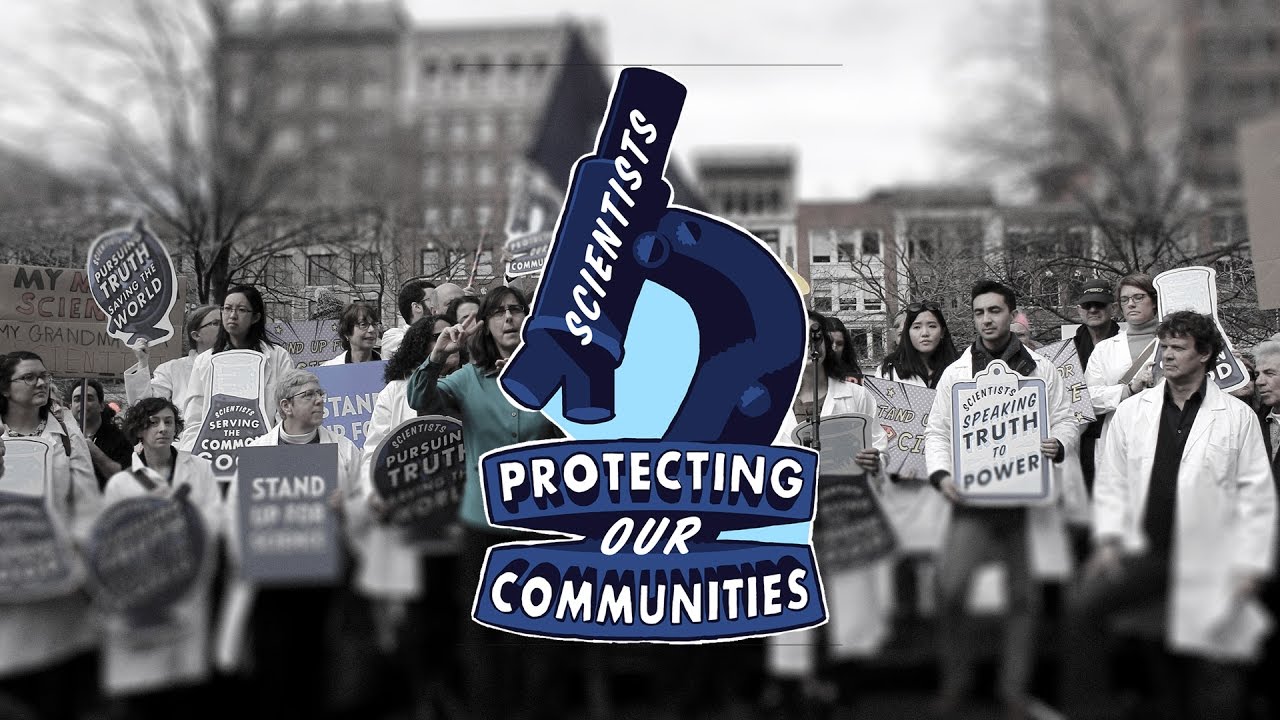 Stand Up For Science Rally Boston Copley Sq - YouTube