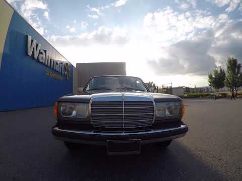 1982 W123 300D Walk around & Engine Bay - YouTube