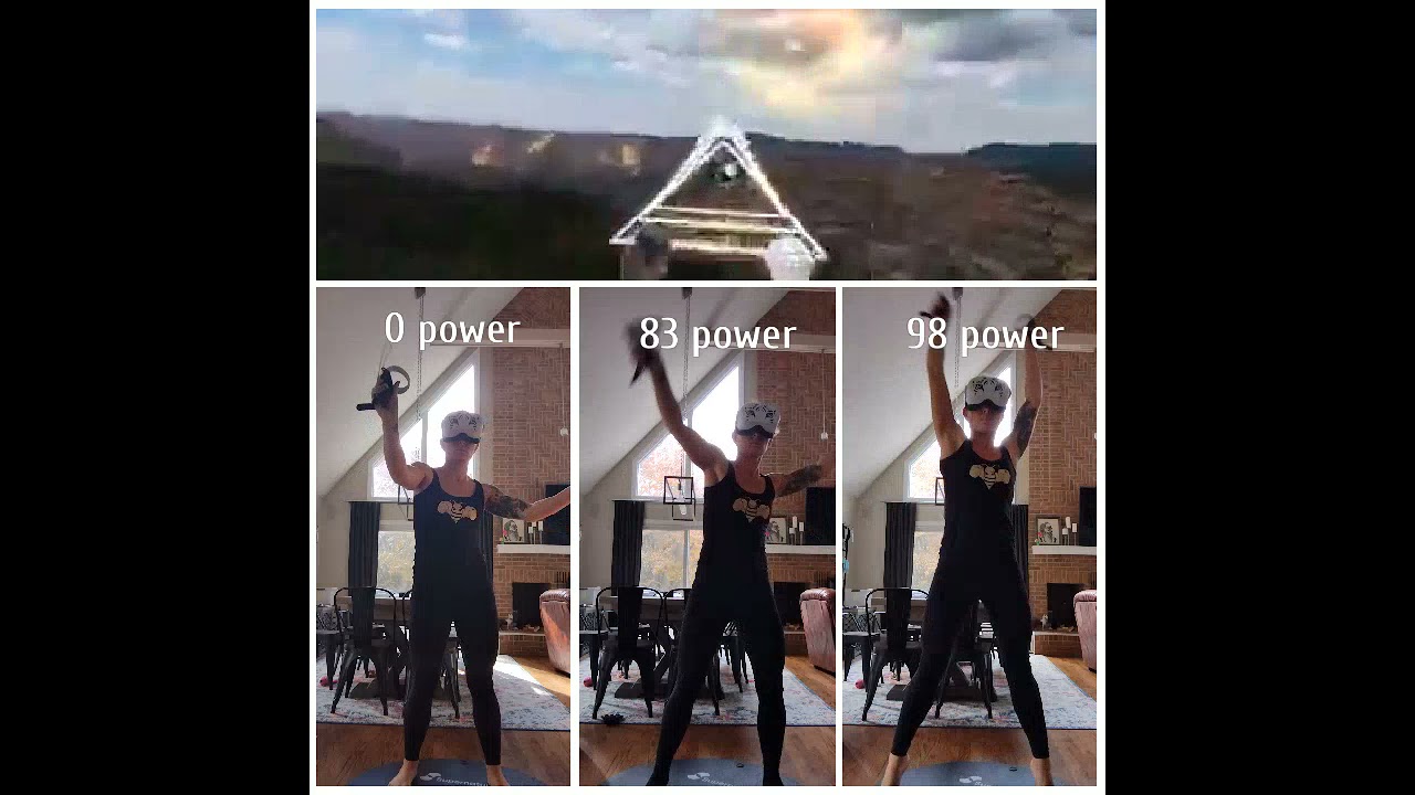 Supernatural VR workout power comparison Oculus Quest - YouTube