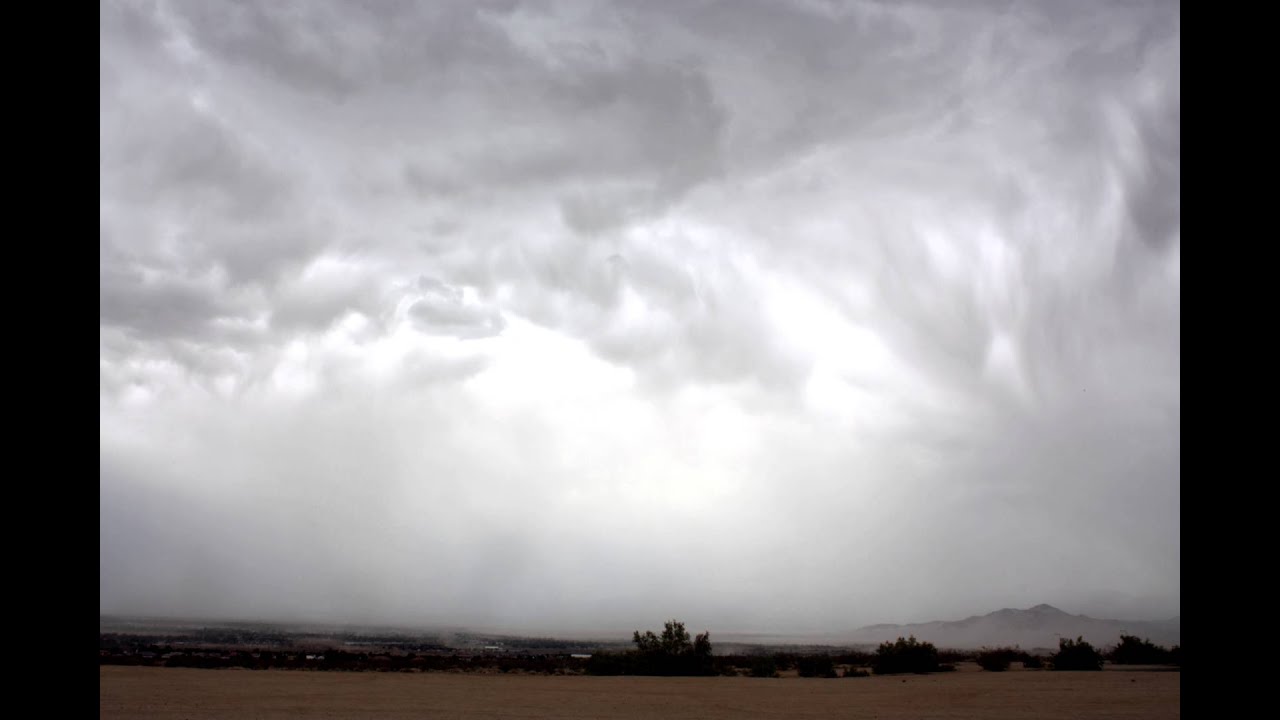 Wind Storm Hitting Ridgecrest in 4K HD - YouTube