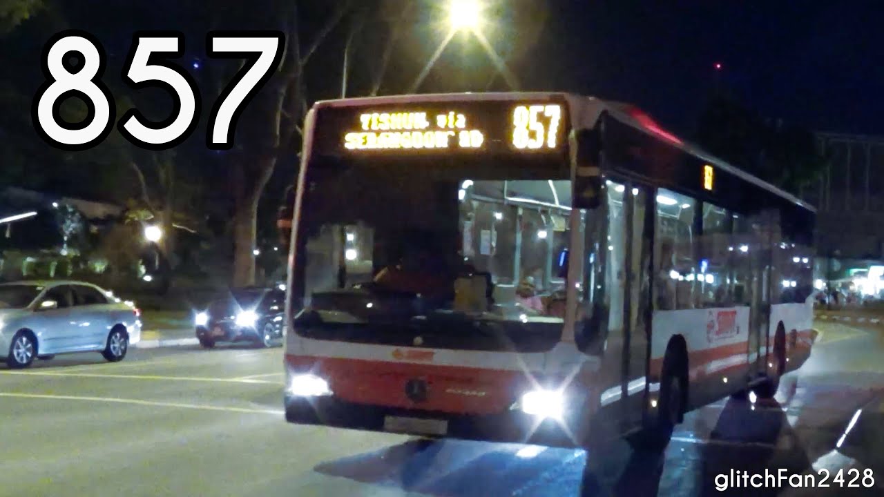 [SMRT] SMB136C on Service 857 - Mercedes Benz Citaro Demonstrator - YouTube