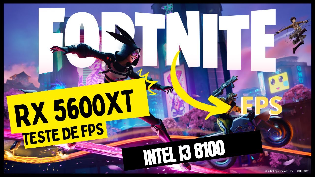 Fortnite - i3 8100 + Rx 5600xt Do AliExpress - YouTube