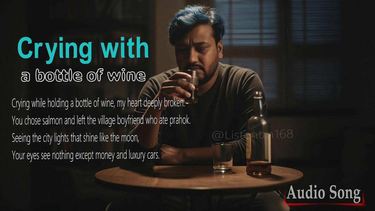 Crying with a bottle of wine ( Official Audio song ) - YouTube