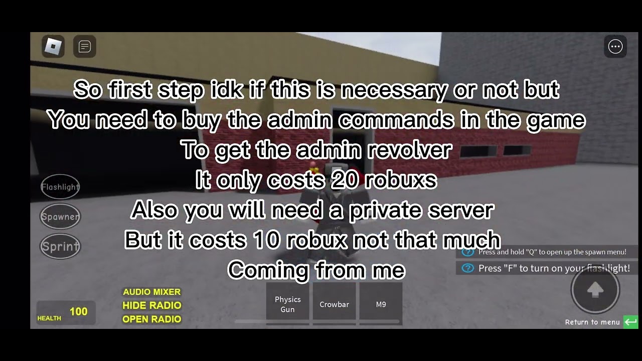 How to get the Admin Gun in Ray’s Mod - YouTube