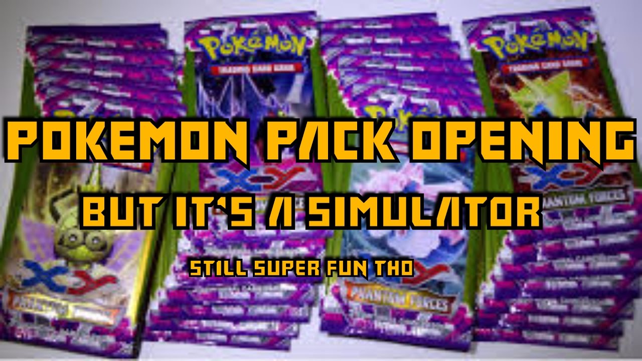 Pokemon Pack Opening Sim, Is it fun!? - YouTube