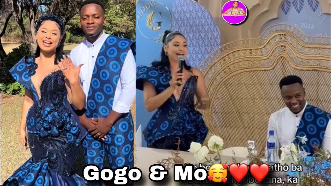 Gogo( American) suprises her Pedi husband Mo by speaking Sepedi at their wedding 😱🥰🥰Gogo & Mo ...