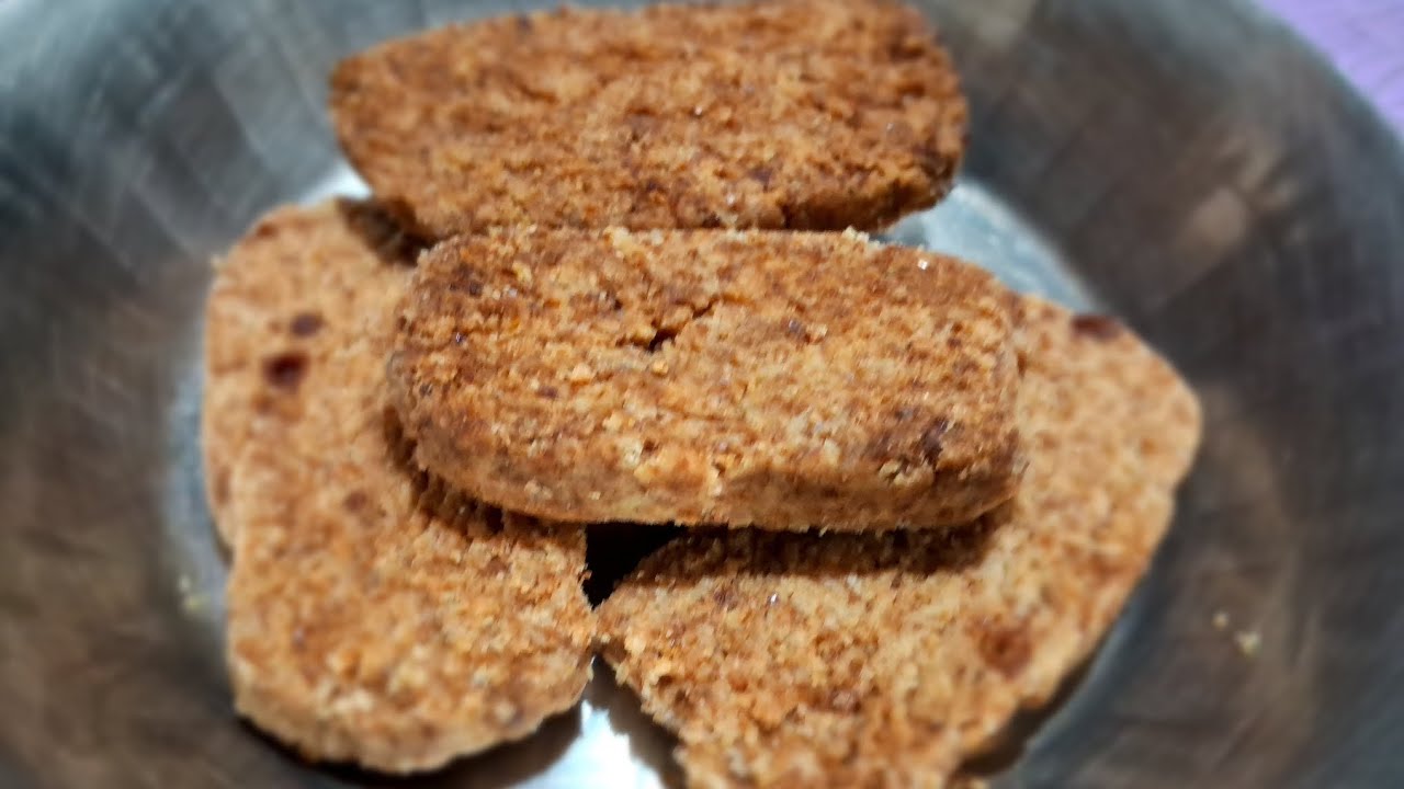 Homemade wheat flour and flaxseed biscuits for Aslesha||without oven ...