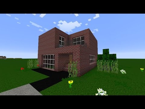 Minecraft Speed Build - Brick House (Fast & Easy To Build) - YouTube