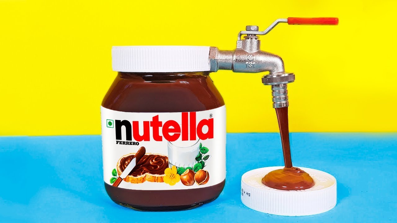 35 Simple Life Hacks and Nutella - YouTube