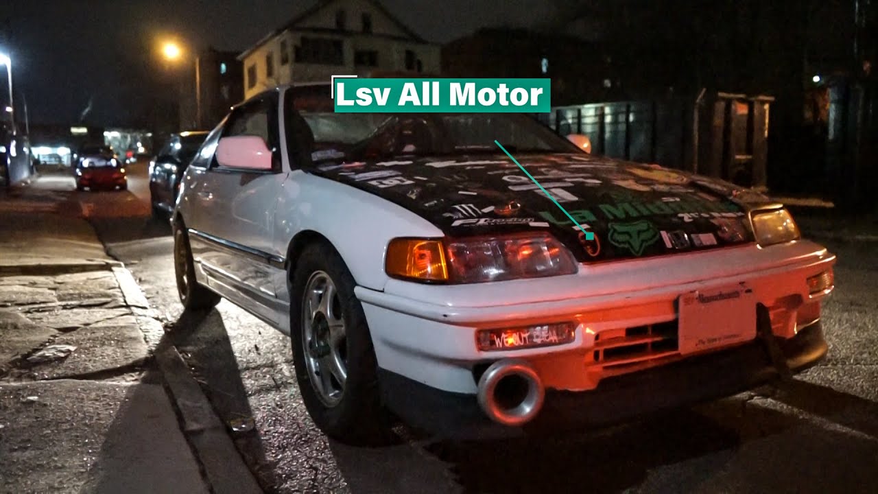 All Motor Lsv Crx takes on everyone! - YouTube